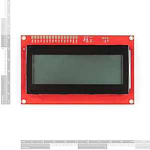 SparkFun 20x4 SerLCD - RGB Backlight (Qwiic) - Black on Red/Green/Blue Display Communicate with Serial I2C SPI 3.3V Logic and Power