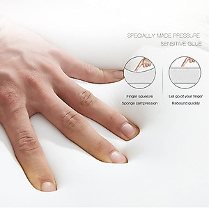 3D Anti-Collision Wall Padding for Kids, Removable Leather Cladded Décor Wall Bed Headboard for ​Tatami, Living Room, Bedroom, ​playroom, Baby Protector Wall Panels (White), 23.6 in x 11.8 in