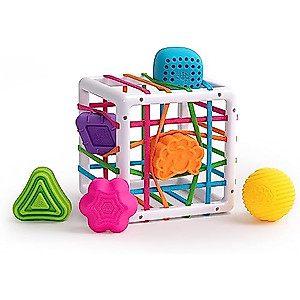 Fat Brain Toys InnyBin Baby Toys & Gifts for Babies,7 pcs