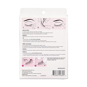 KISS So Wispy, False Eyelashes, Style #11', 12 mm, Includes 5 Pairs Of Lashes, Contact Lens Friendly, Easy to Apply, Reusable Strip Lashes, Glue On, Mulitpack