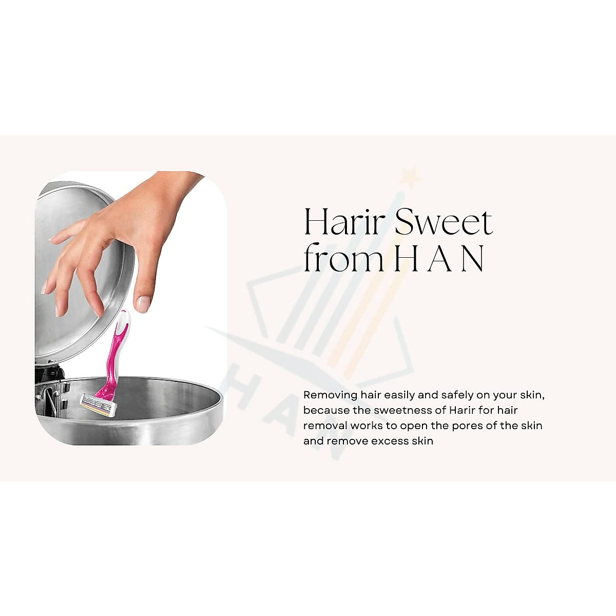 Sweet Packets Sugaring Sugar Wax Hair Removal 100% Natural Paste for Bikini, Legs, Arms, Back And Face Body Hair Remove 3 X 100 gm