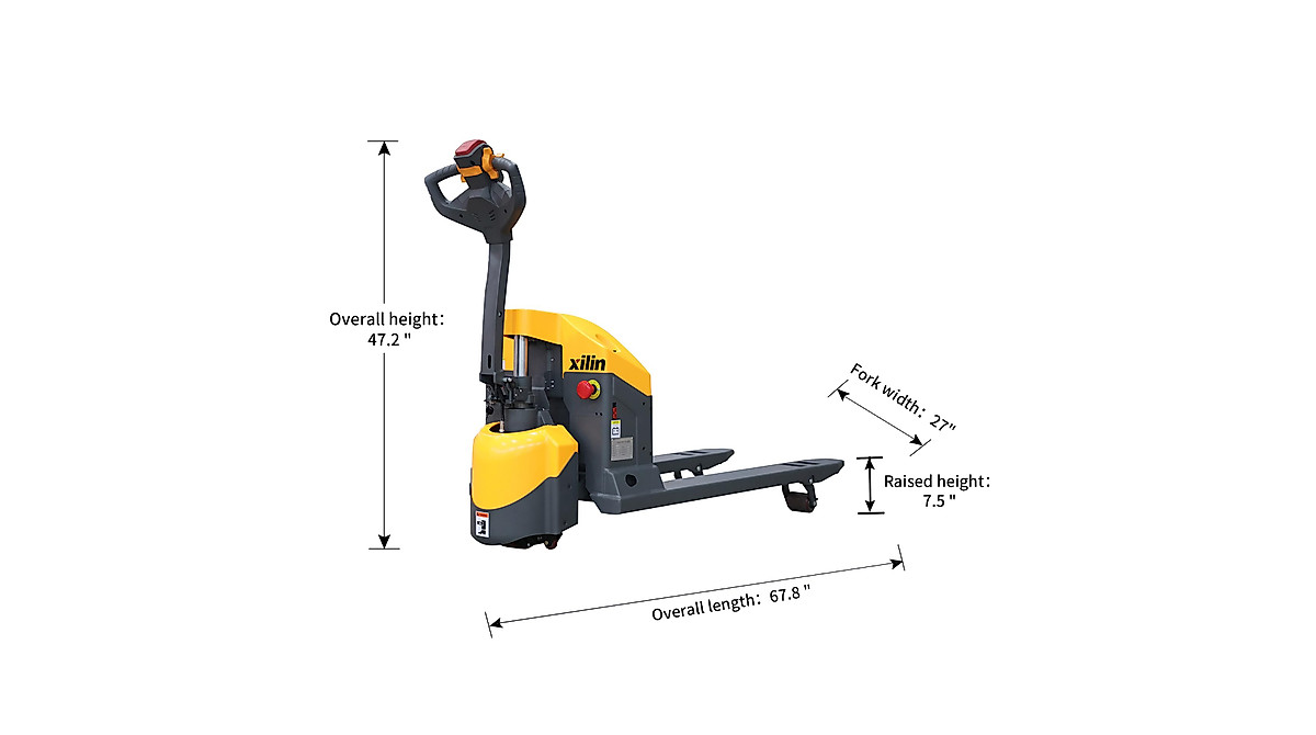 Xilin 48" Full Electric Pallet Jack - 4400lbs Capacity