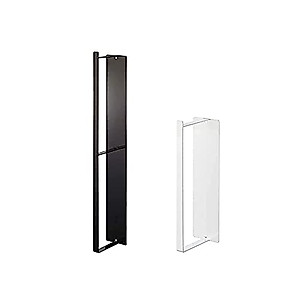 N/B Hanger Organizer, heaohu Single Row Large Capacity Multifunctional Magnetic Washing Machine Clothes Hangers Storage Rack, Artifact Balcony Finishing Clothing Rack Clip Free Punch Racks White