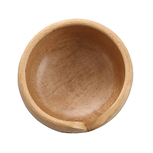 Loops & Threads Mango Wood Yarn Bowl with Mother of Pearl - Wooden Yarn Bowl for Knitting, Crochet, Weaving, Arts & Crafts - 1 Pack