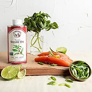 La Tourangelle, Toasted Sesame Oil, Great for Cooking, Add to Noodles, Stir-Fry, Vegetables, Vinaigrettes, and Marinades, 16.9 Fl Oz