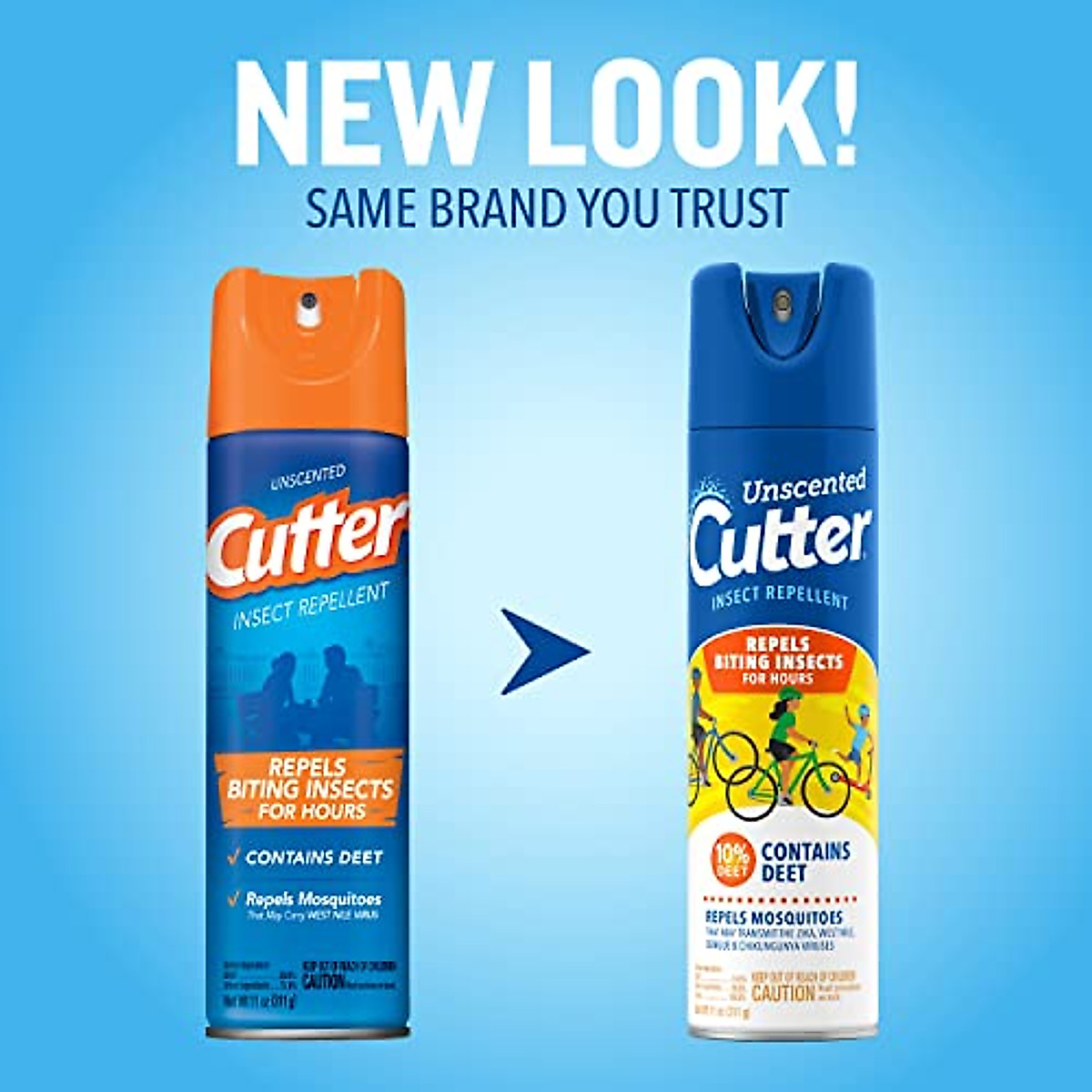 Cutter Insect Repellent 11 Ounces, Unscented Aerosol, Repels Mosquitoes Up To 10 Hours