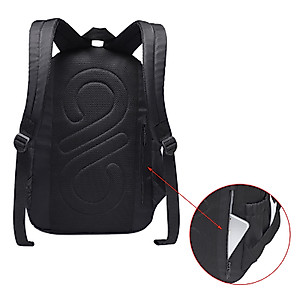 BIAOGOD Student Backpack, Classic Multi-Pocket School Bag, Backpack for Boys and Girls (black)