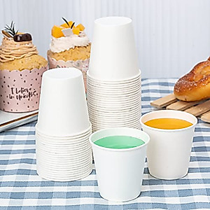 RACETOP [600 Pack] 3 oz Bathroom Paper Cups, Disposable Paper Cups, Small Mouthwash Cups, Ideal for Bathroom