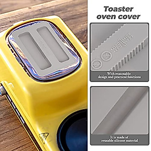 UPKOCH 2pcs Silicone Toaster Lid 2 Slice Toaster Cover Bread Maker Cover Toaster Appliance Top Cover Bread Machine Cover Sandwich Machine Part Accessories