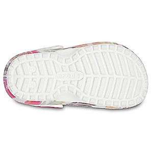 Crocs unisex child Kids' Classic Tie Dye Lined | Kids' Slippers Clog, Blotched Tie Dye, 5 Big Kid US