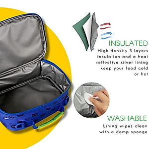 TWISE SIDE-KICK LUNCH BAG FOR SCHOOL OR TRAVEL (DINO)