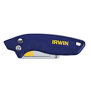 IRWIN Utility Knife, Push And Flip Compact Foldable (IWHT10577)
