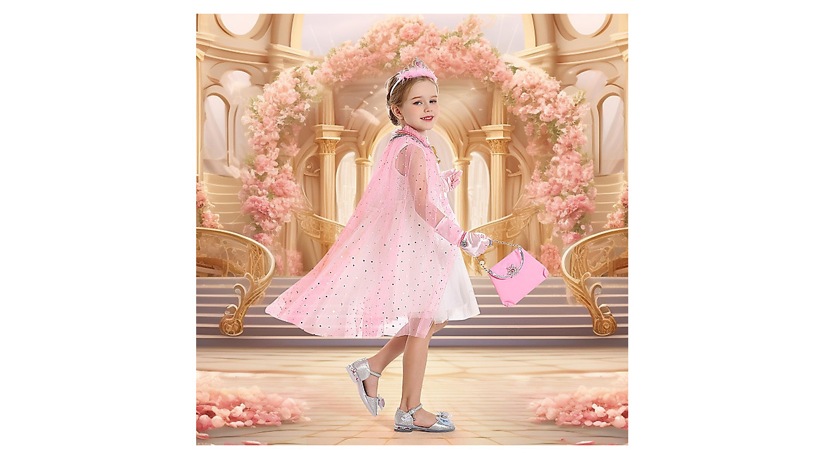 Fedio Princess Cape Set - 12Pcs Dress Up for Girls