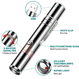 Cowjag Laser Pointer, Cat Birds Toy Pointer for Indoor, Cat Mouse Toys Wand Light Pet Interactive Toys to Keep Cat Busy, for Kitten Cat Dog Chase Play