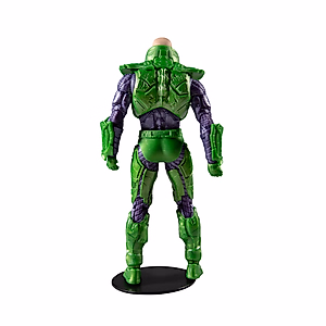 McFarlane Toys DC Multiverse Lex Luthor in Green Power Suit 7" Action Figure with Accessories, Multicolor