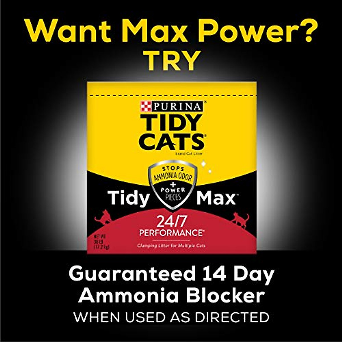 Tidy Cats Scoop Cat Litter Box, For Multiple Cats, 20 Lbs