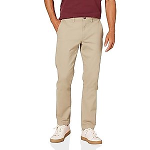 Amazon Essentials Men's Slim-Fit Casual Stretch Chino Pant, Tan, 30W x 34L
