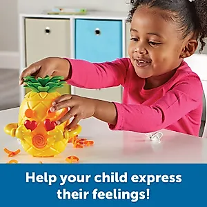 Learning Resources Big Feelings Pineapple - 30 Pieces, Ages 3+ Social Emotional Learning Toy For Boys and Girls, Body Awareness, Toddler Learning Toys