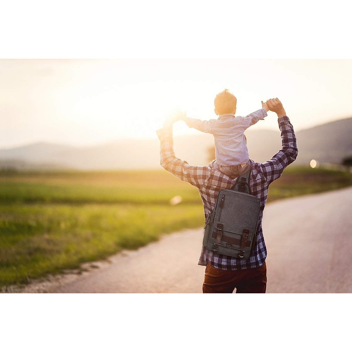 Leaper Retro Crossbody Bag Sling Bag Canvas Messenger Bag for Men Women Shoulder Bag Crossbody Handbags Satchel Army Green, L