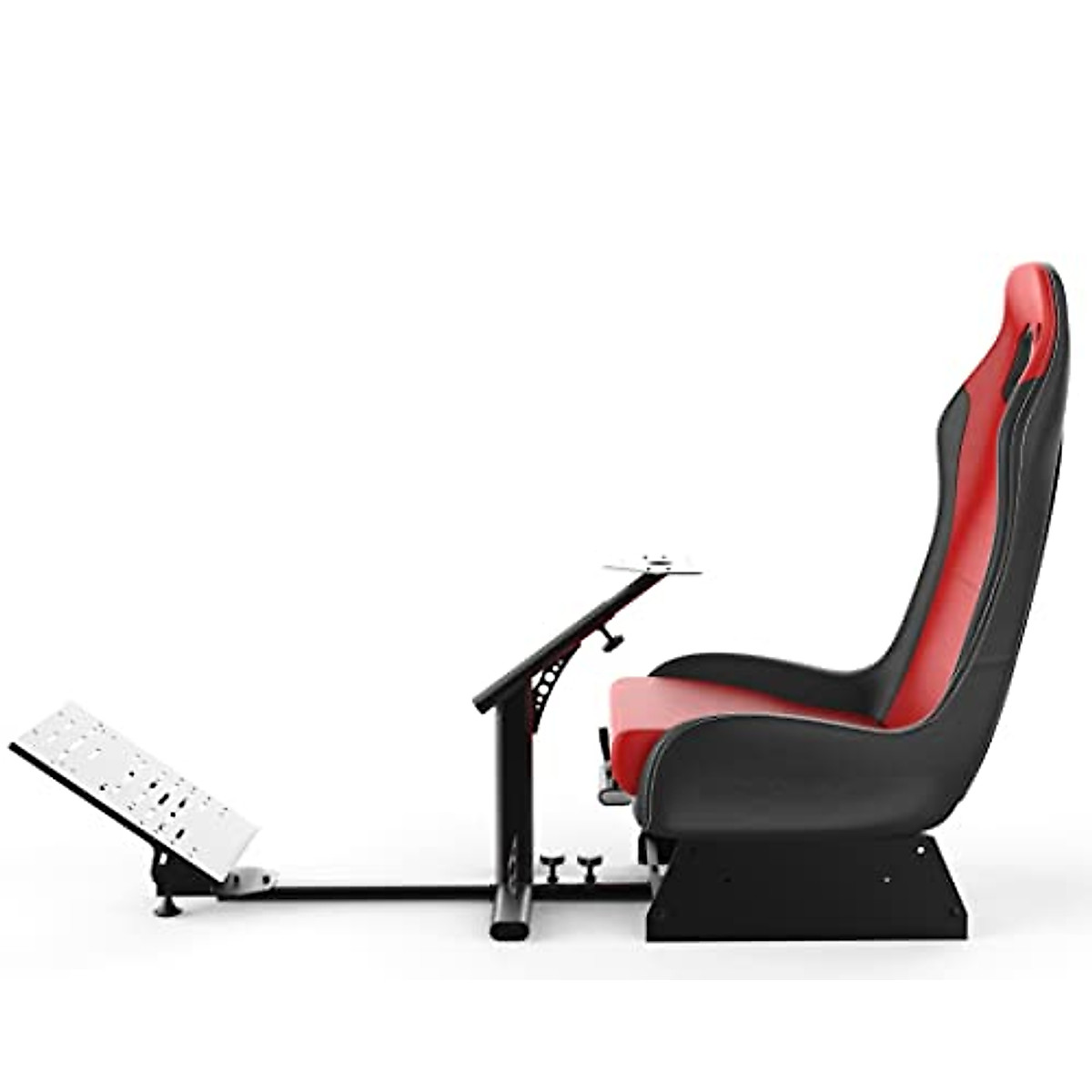 cirearoa Racing Wheel Stand with seat Gaming Chair Driving Cockpit for All Logitech G923 | G29 | G920 | Thrustmaster | Fanatec Wheels | Xbox One, PS4, PC Platforms (Black/Red)