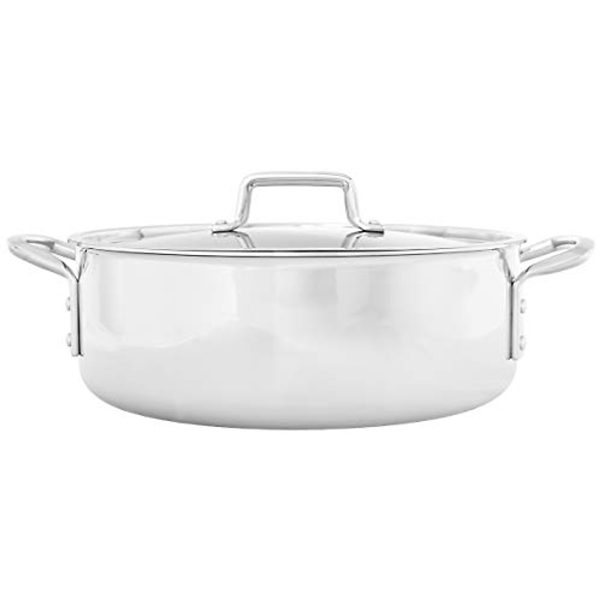 WINCO Tri-Ply Brazier, 12-quart, Silver