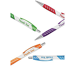 "Thank You" Gift Pens with gripper for Events, Parties, Employee Appreciation & More (25 Pack)