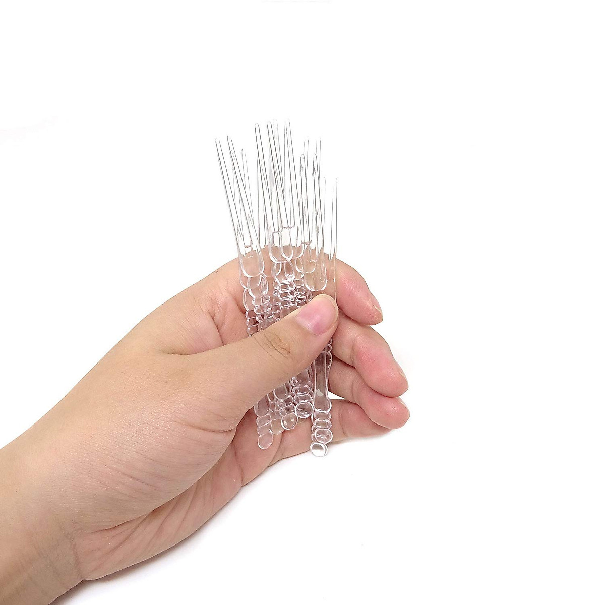 Honbay 240PCS Disposable Plastic Fruit Mini Cake Forks Cocktail Picks Tasting Appetizer Forks for Home Bar Party