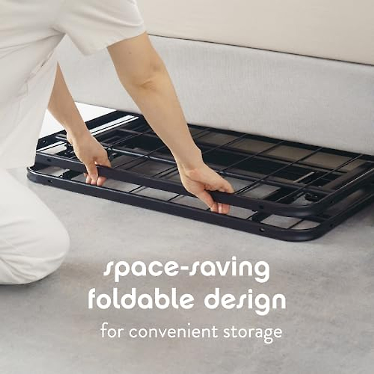 Best Price Mattress New Innovated Box Spring Platform Metal Bed Frame / Foundation, California King