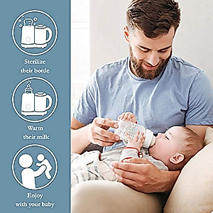 Avec Maman - Baby Chef 4-in-1 Food Processor for Babies - NEW 2023 - Steamer - Blender - Bottle Warmer - Jar Warmer - Multifunctional Baby Food Maker - BPA-Free & Certified Safe