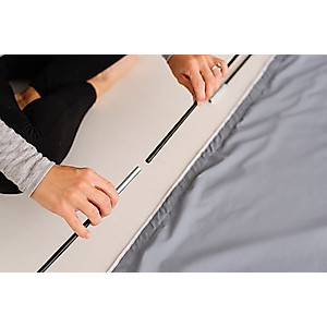 Easy Clean Up Pourable Splat Mat for Under High Chair, Waterproof Spill Mat Washable Non-Slip Floor Protector Splash Mat