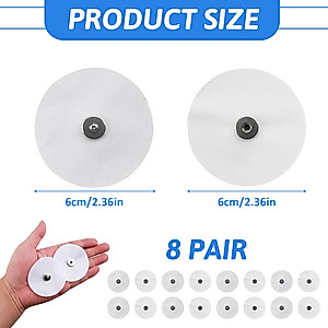 YENOVO Iron on Duvet Cover Snaps, Duvet Metal Snap Clips for Comforter Inside, Duvet Corner Holder Prevent The Bed Duvet from Shifting in The Quilt Cover (16 Pcs/8 Pairs)