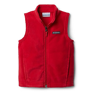 Columbia Baby Steens Mtn Fleece Vest, Mountain Red, 18/24