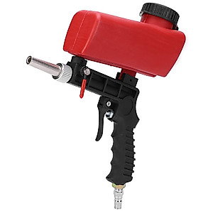 90PSI Pneumatic Sand Blaster Gun Kit, Sandblasting Machine Industrial Adjustable Portable Hand Held Sand Blaster