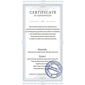 Carleen Solid Real Gold Round Diamond Small Tiny Love Open Heart Dainty Pendant Necklace Delicate Valentines Day Jewelry for Women Girls, 16+2" Solid Gold Chain