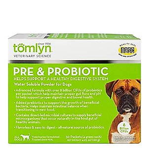 Tomlyn Pre & Probiotic Powder for Dogs, 30ct