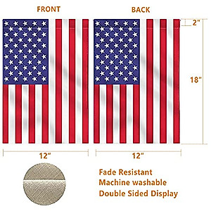 American Flag Garden Flag US Flag Double-Sided Yard Outdoor Decorations Sign