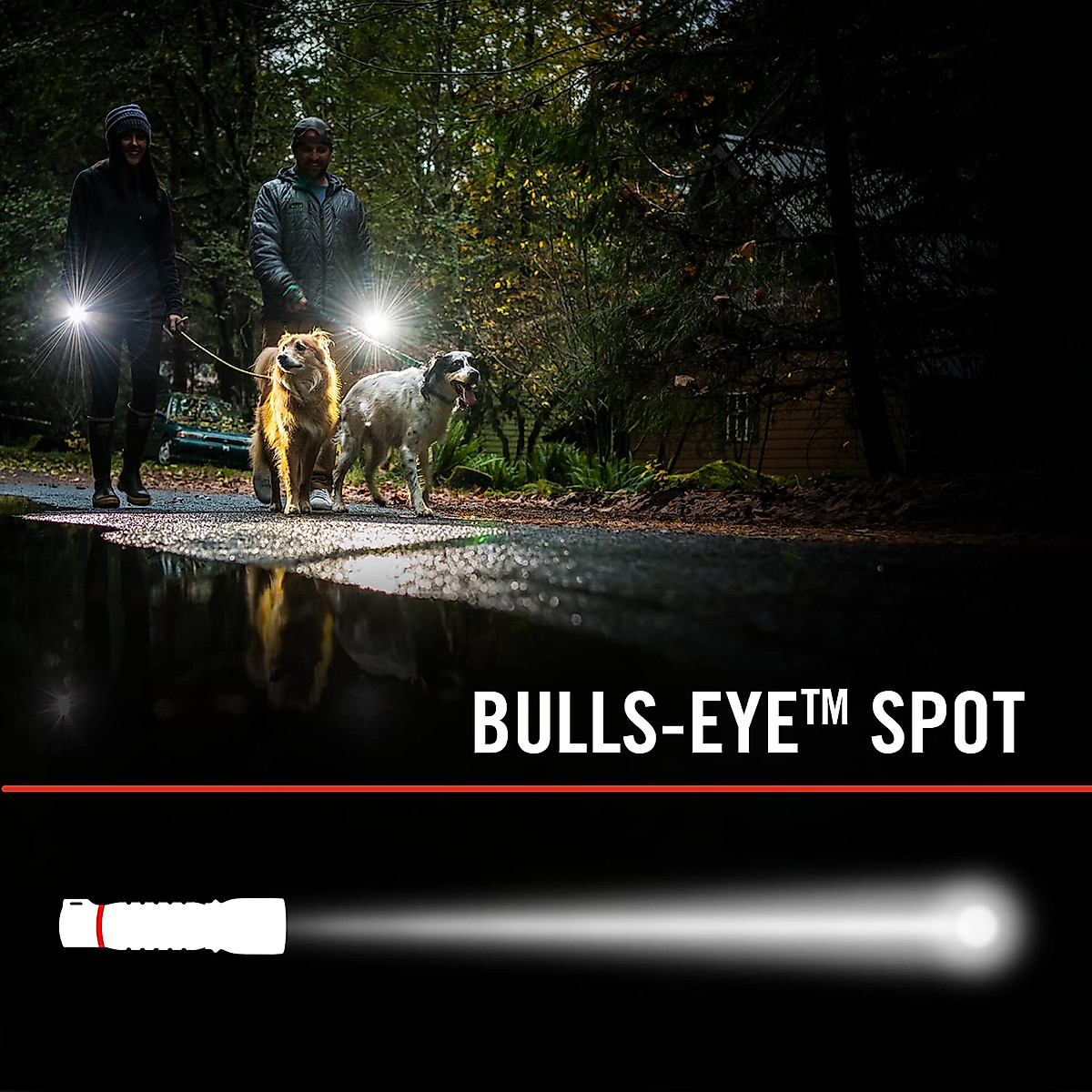 Coast® G26 415 Lumen Bulls-Eye™ Spot Beam LED Flashlight, Batteries Included