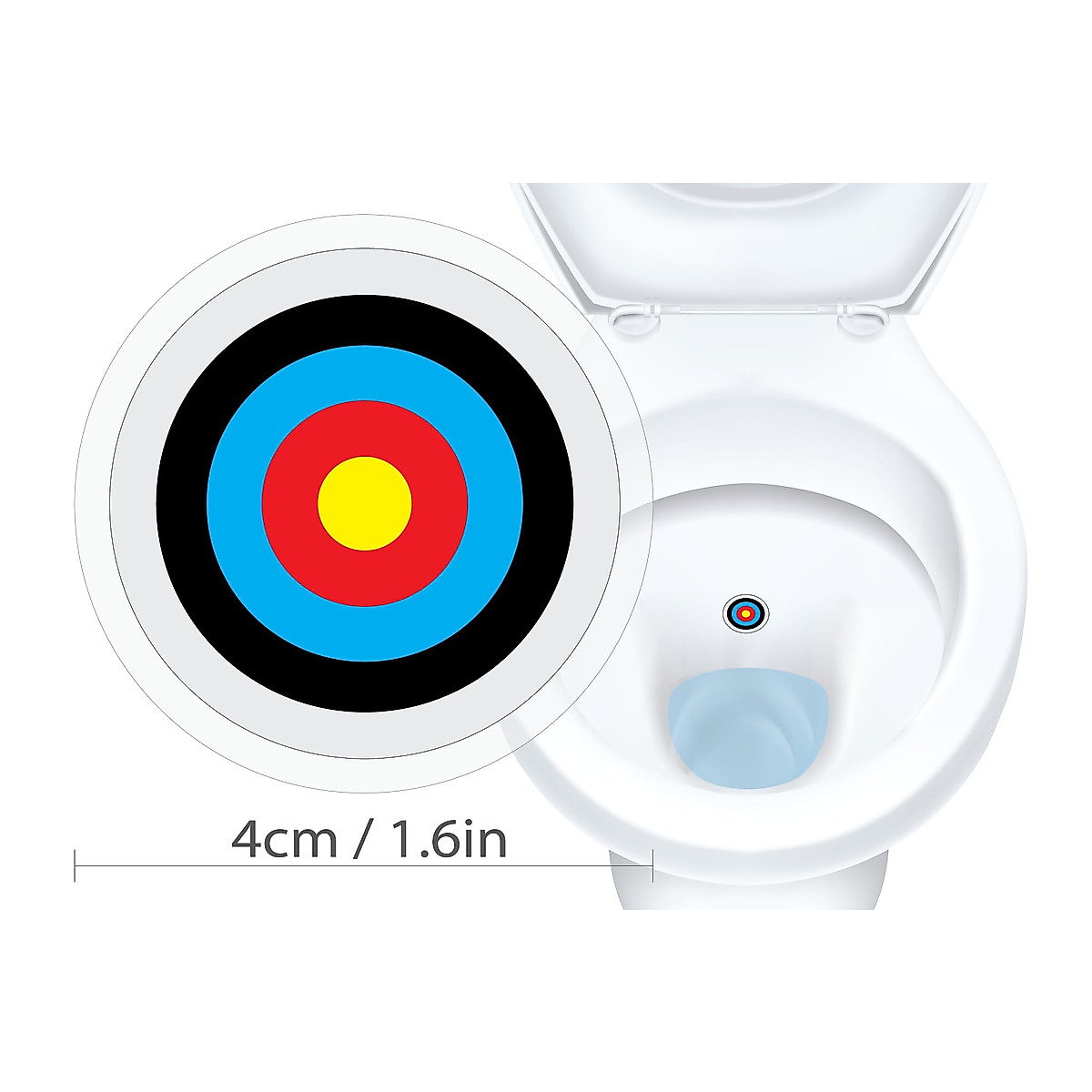 Kids Pack - Toilet Target Stickers with Sticker Applicator Tool, Potty Stickers for Potty Training, Toilet Targets for Potty Training Boys. Toilet Stickers for Boys Aim.