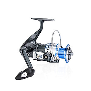 LLJPYX7L Smooth Fishing Spinning Reel, Lightweight Salt Water Reel, 13 Stainless Steel Bearings, Sealing Resistance, Lightweight All-Metal Design (Color : 7500)