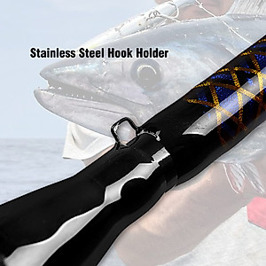 Fiblink 1-Piece Conventional Boat Rod Saltwater Offshore Graphite Spinning Fishing Rod(6 Feet, 30-50 lb/50-80 lb/80-120 lb) (2 Pcs - 6' - 30-50 lb)