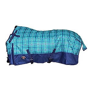 CHALLENGER 68" 1200D Horse Turnout Waterproof Heavy Weight Winter Blanket 5EE13G