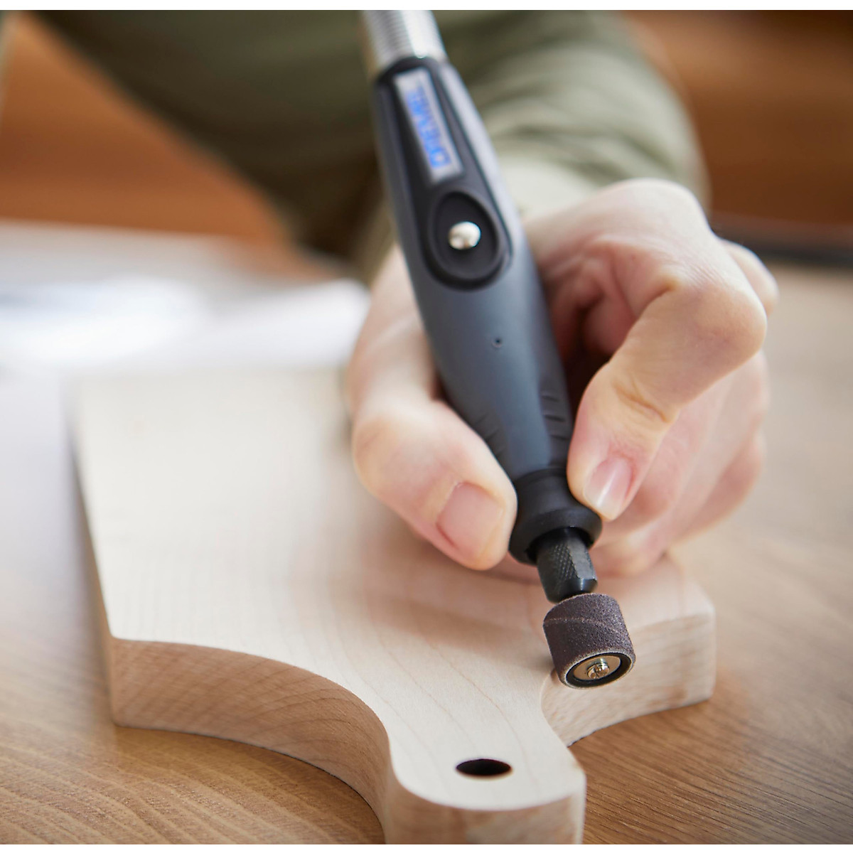 Dremel Flex Shaft Rotary Tool Attachment with Comfort Grip and 36” Long Cable - Engraver, Polisher, and Mini Sander- Ideal for Detail Metal Engraving, Wood Carving, and Jewelry Polishing , 225-02 , Grey