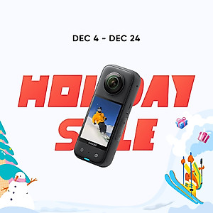 Insta360 X3 Virtual Tour Kit - 360 Virtual Tour Camera, 72MP Photo, 5.7K 360 Active HDR Video, Top Stabilization, Long-Life Replaceable Battery, Great Low Light Performance, WiFi Preview & Transfer