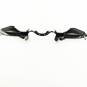 2X Plastic Bumper Buttons Lb Rb Module Replacement Part for Microsoft Xbox One Elite Controller (Silver)