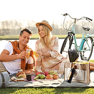 8 Pcs Burlap Tote Bags Bulk Jute Tote Bags with Handles Beach Bag Canvas Front Pocket Large Burlap Bags Set Reusable Grocery Bags Bridesmaid Tote Bags for Women Wedding Picnic Travel DIY Work