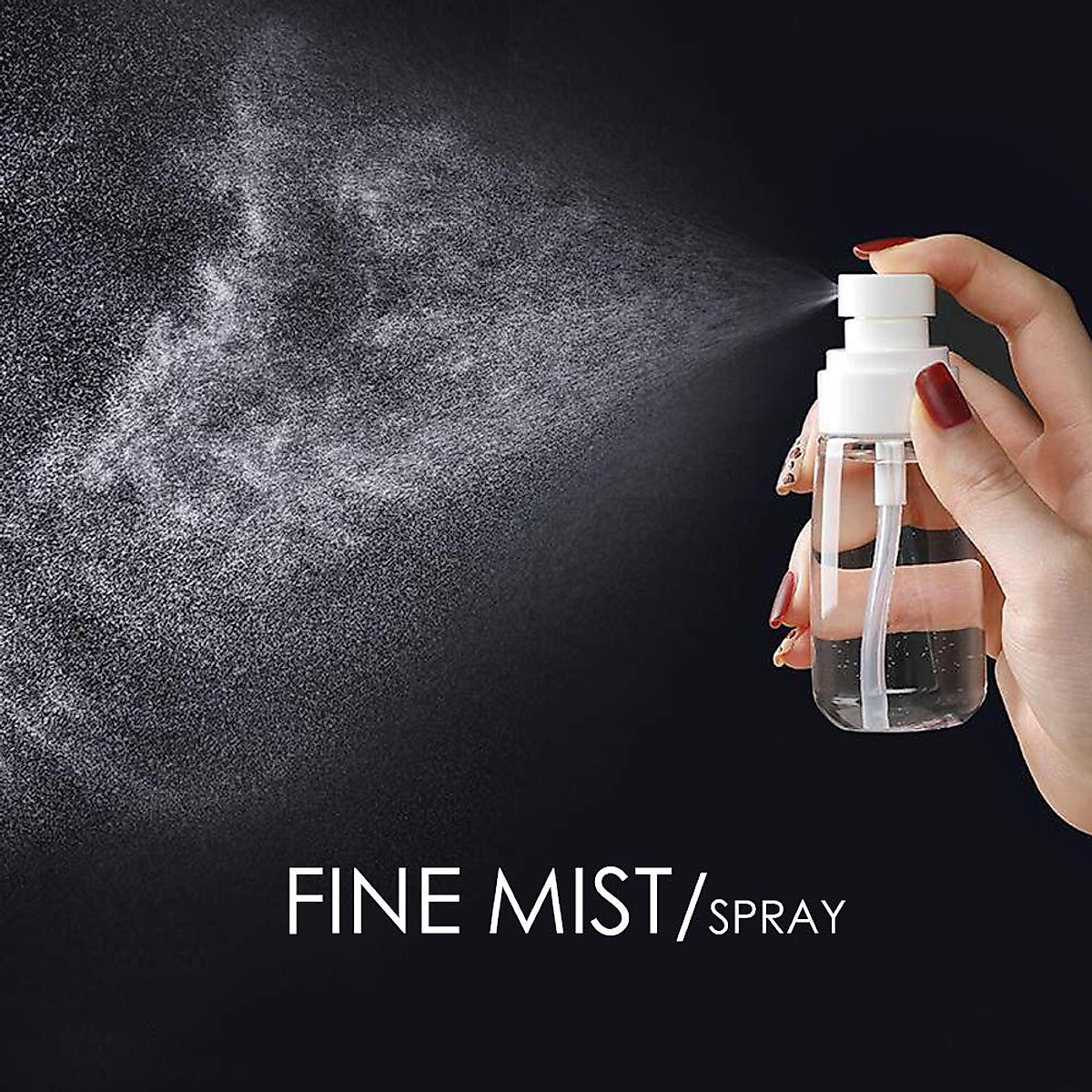 Cosywell Fine Mist Spray Bottle TSA Approved 3.4oz/ 100ml Empty Cosmetic Travel Bottles Set 27 Pack TSA Approved Travel Containers