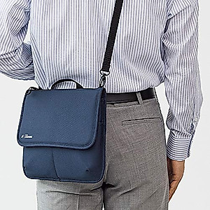 LIHIT LAB Tablet Sleeve with Pockets, 11.5 x 1 x 9.5, Black (A7767-24)