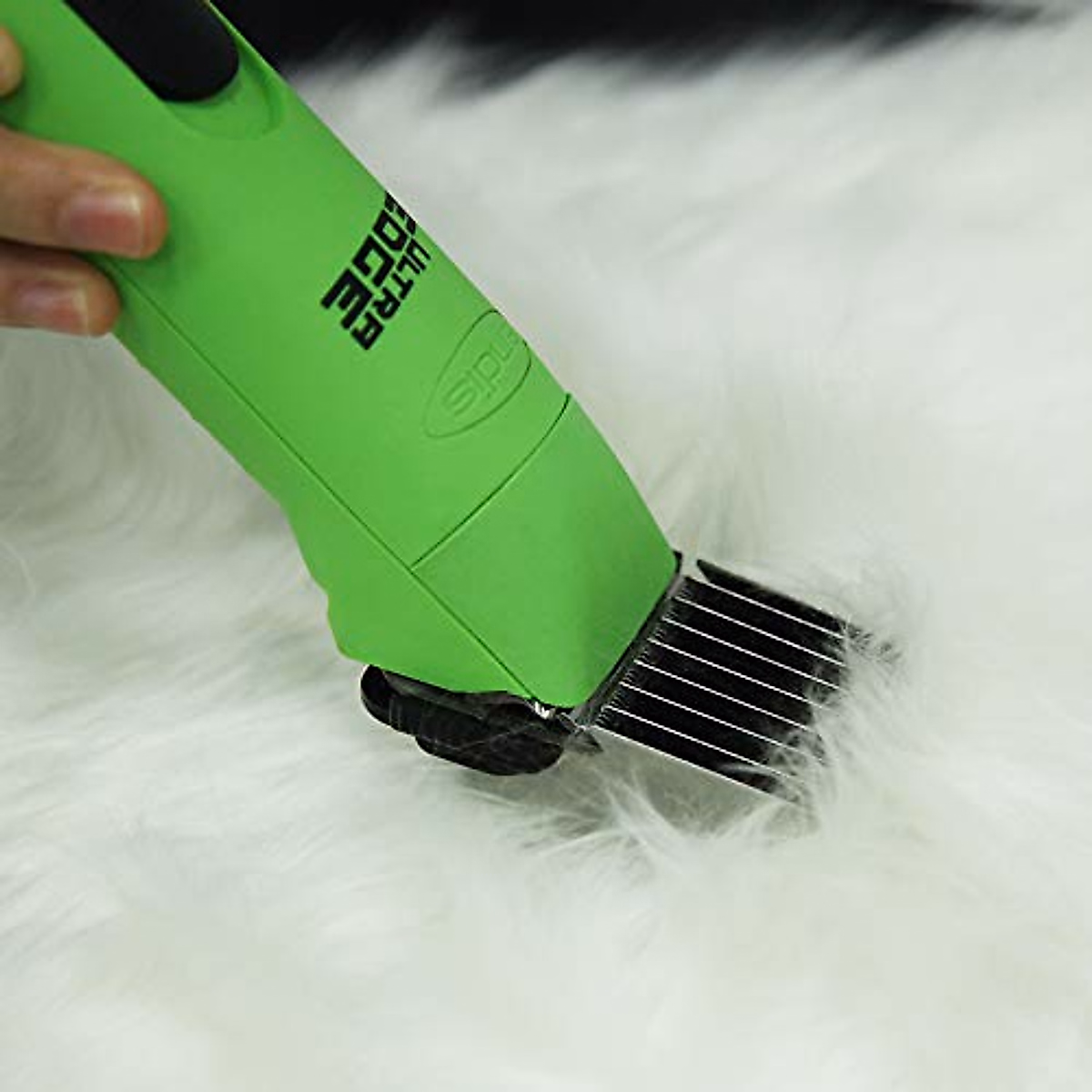 Shernbao Professional Animal Stainless Steel Clip Attachment Guide Comb Set for A5 style Detachable Blade Pet, Dog, Cat, and Horse Clippers (ONLY Snap on Size # 10/15/30,Not compatible with 5-in-1 blades）