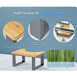 Ergonomic Bathroom Toilet Stool for Healthier Bowel Movements - Easy-to-Use Poop Stool Improves Digestion and Reduces Constipation Comfort Suitable for Adults & Kids Compatible for squatty Potty