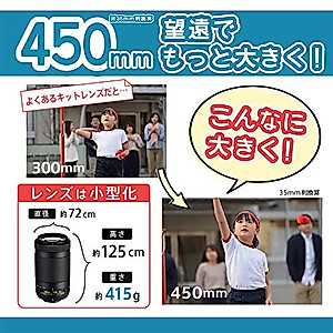 Nikon D3500 24.2MP DX-Format DSLR Digital Camera Double Zoom Lens Kit with 18-55mm f/3.5-5.6 and 70-300mm f/4.5-6.3 Lenses - (Japan Import)